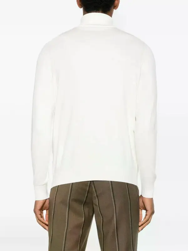 DIKTAT Roll Neck Sweater - White