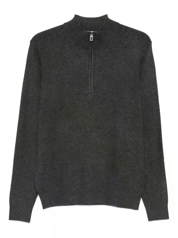 DIKTAT Half-zip Sweater - Grey