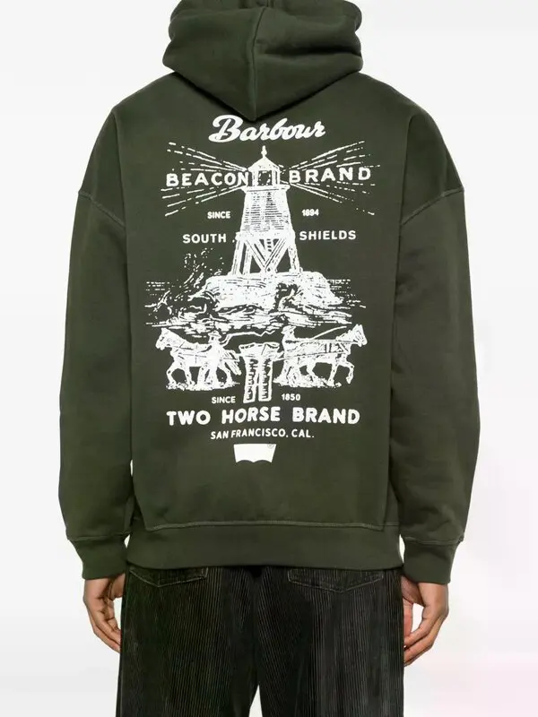 Barbour Logo Hoodie