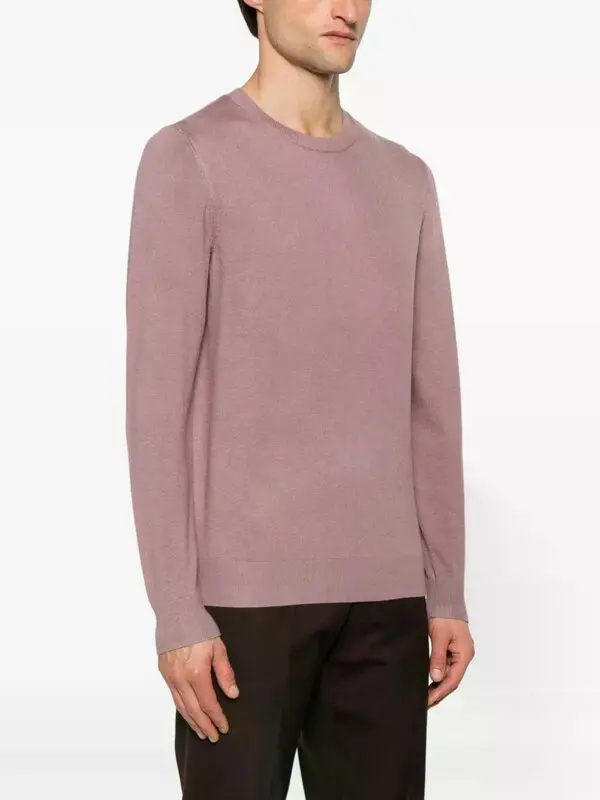 DIKTAT Crew Neck Sweater - Pink