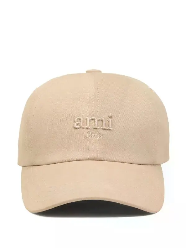 Ami Embroidered Baseball Cap - Neutrals