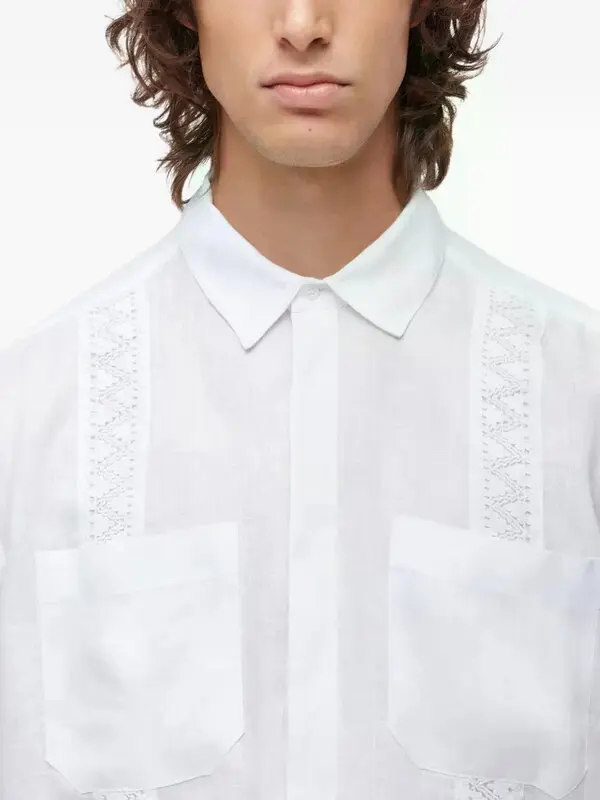 OSKLEN Mc Lace-detail Shirt