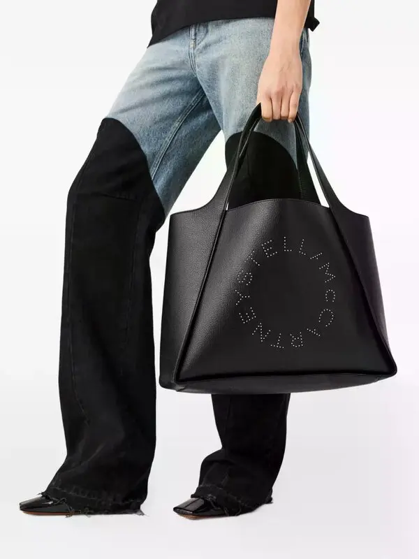 Stella McCartney Logo-detail Tote - Black