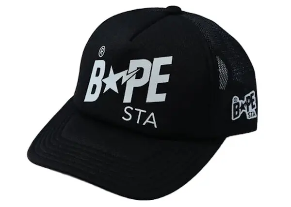 BAPE Sta Mesh Cap - Black