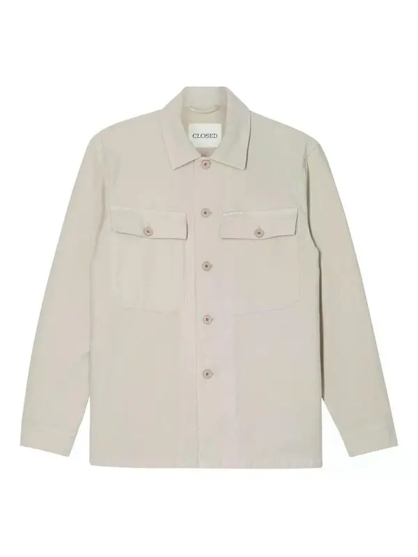 Closed Double-pocket Shirt Jacket