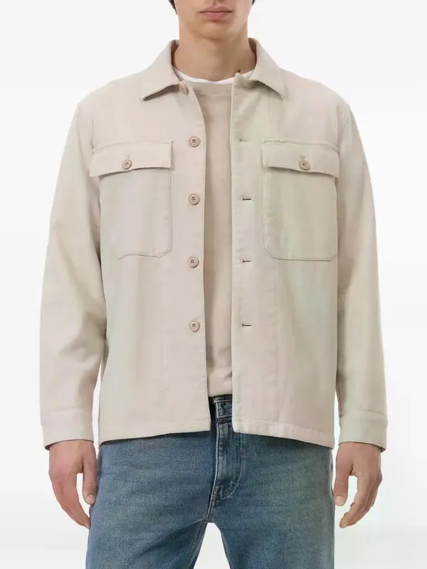 Closed Double-pocket Shirt Jacket