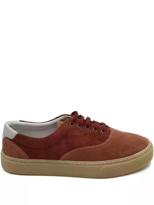 Brunello Cucinelli Corduroy Sneakers - Brown