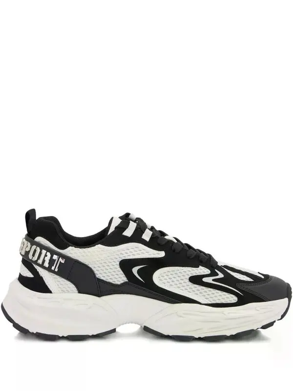 PLEIN SPORT Pulse X Mesh Sneakers - White