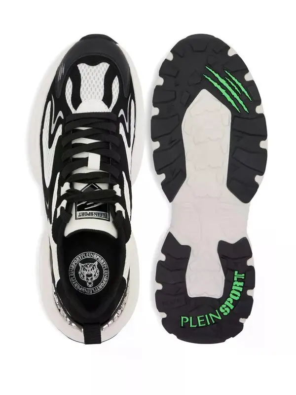 PLEIN SPORT Pulse X Mesh Sneakers - White