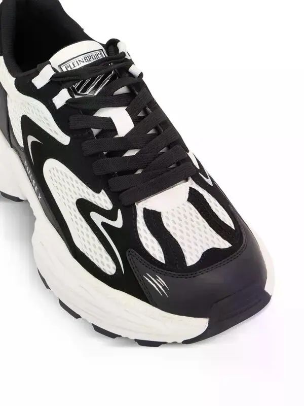 PLEIN SPORT Pulse X Mesh Sneakers - White