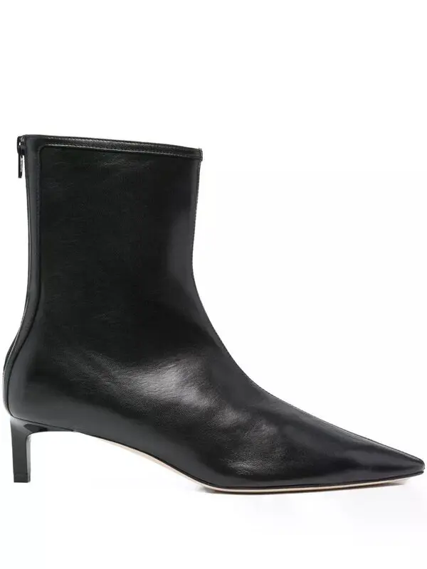 Dear Frances Topo Pointed Leather Bootie