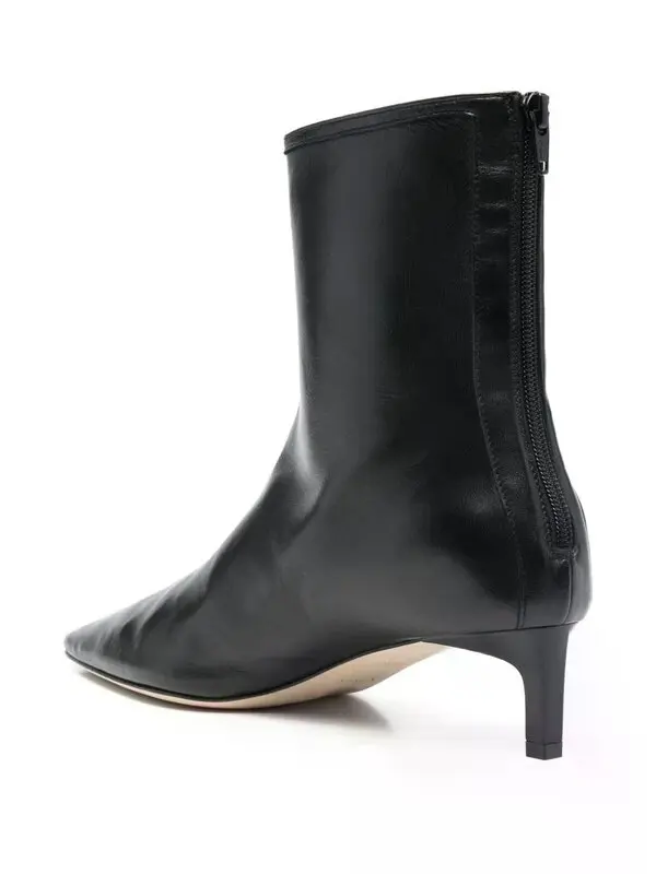 Dear Frances Topo Pointed Leather Bootie
