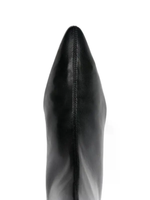 Dear Frances Topo Pointed Leather Bootie