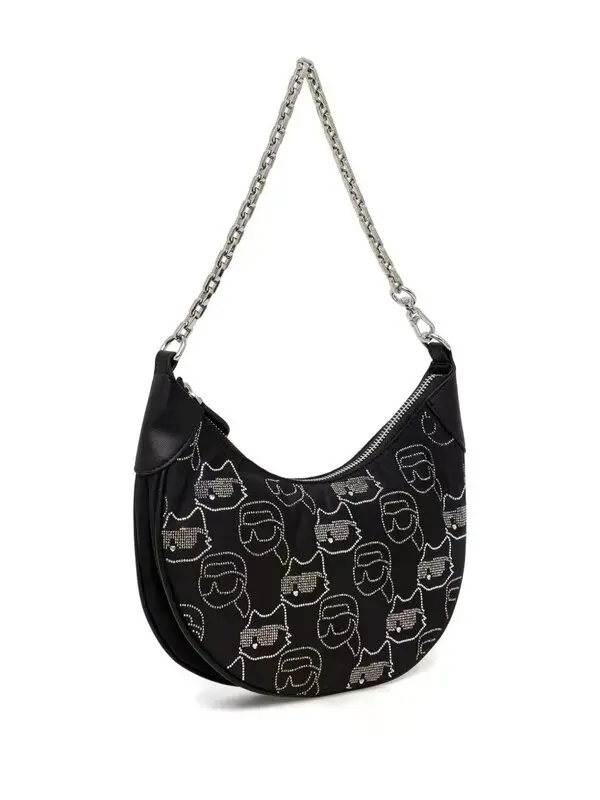 Karl Lagerfeld Rhinestone-embellished Shoulder Bag