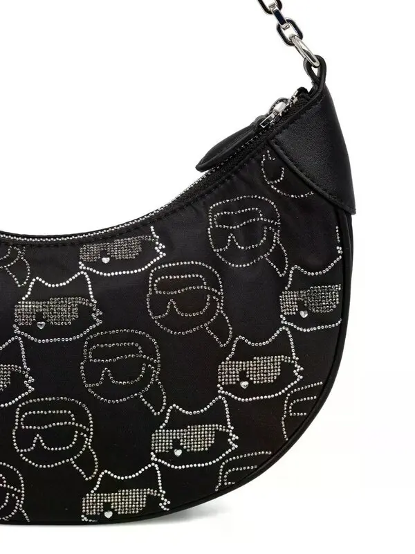 Karl Lagerfeld Rhinestone-embellished Shoulder Bag
