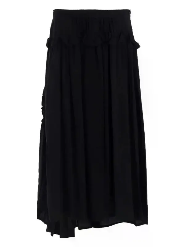 Y’s Ruffled Midi Skirt