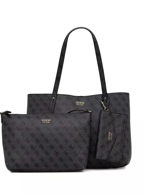 Guess Brenton 4g Logo-print Tote Bag - Black
