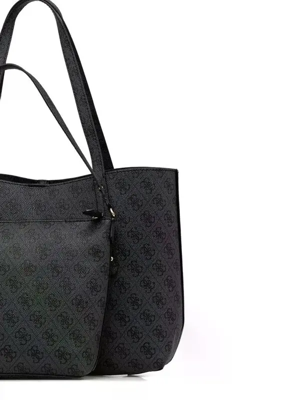 Guess Brenton 4g Logo-print Tote Bag - Black