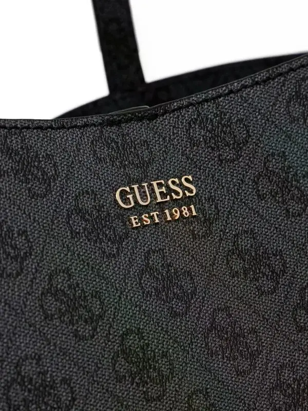 Guess Brenton 4g Logo-print Tote Bag - Black