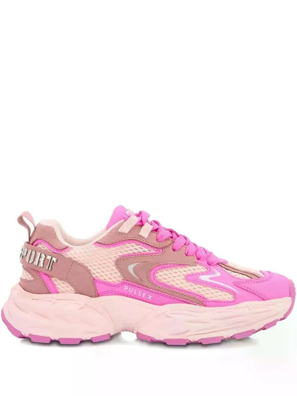 PLEIN SPORT Pulse X Mesh Sneakers - Pink