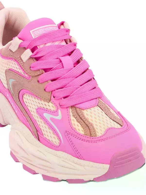 PLEIN SPORT Pulse X Mesh Sneakers - Pink
