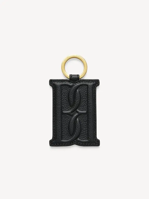 BY MALENE BIRGER Monno Leather Keychain - Black
