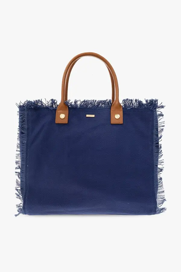 Melissa Odabash Cap Ferrat' Shopper Bag - Navy Blue
