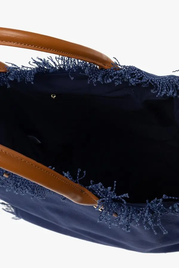 Melissa Odabash Cap Ferrat' Shopper Bag - Navy Blue