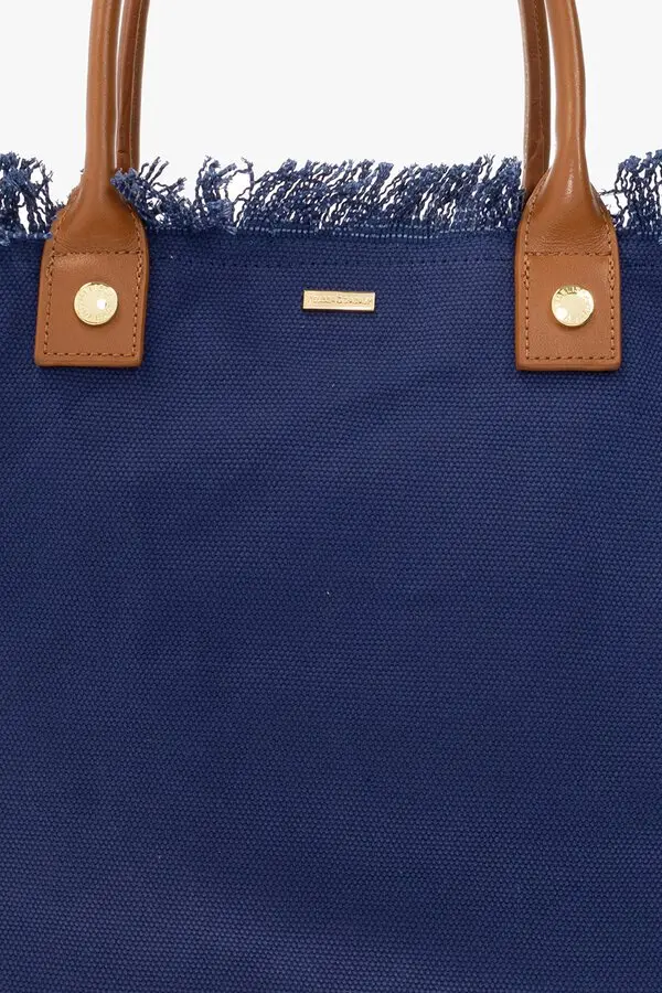 Melissa Odabash Cap Ferrat' Shopper Bag - Navy Blue