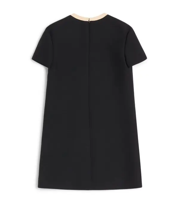 Valentino Garavani Crepe A-line Mini Dress - Black