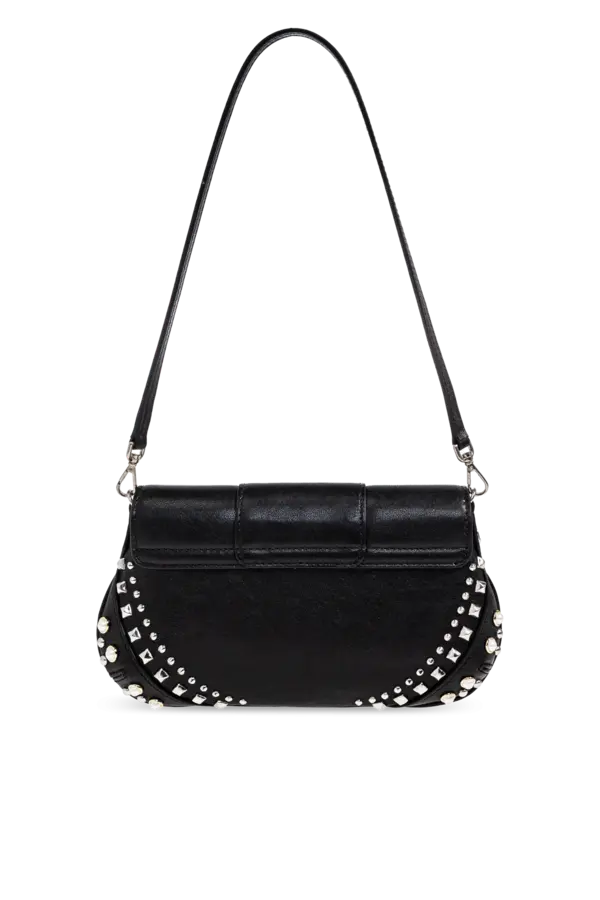 JIMMY CHOO Shoulder Bag With Stud And Pearl Applique
