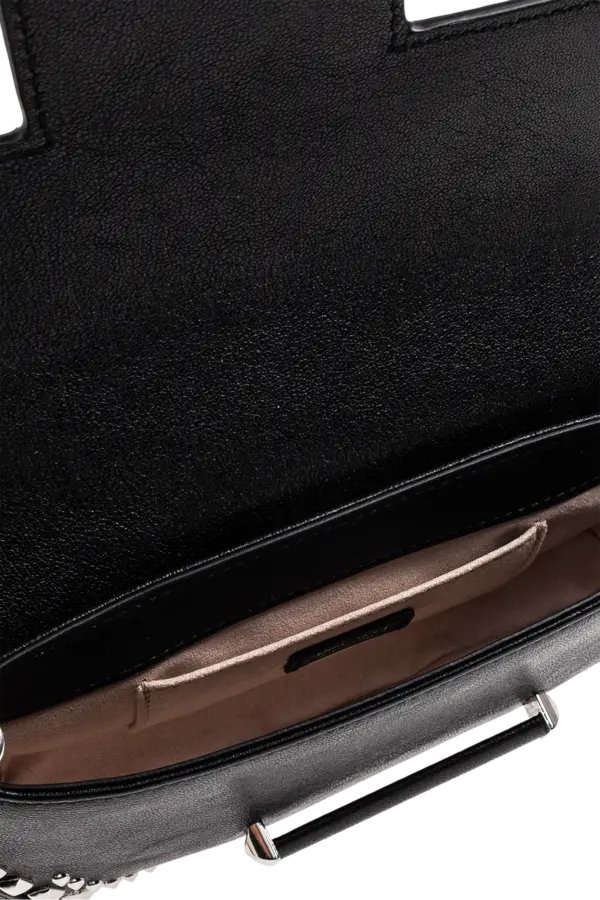 JIMMY CHOO Shoulder Bag With Stud And Pearl Applique