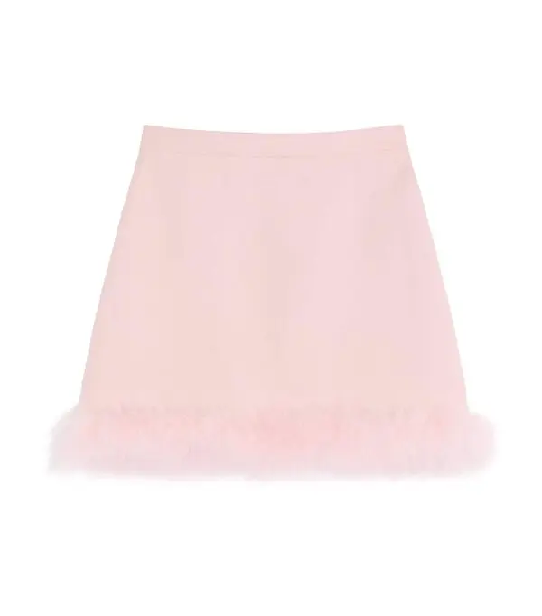 Valentino Garavani Crepe Mini Skirt - Pink
