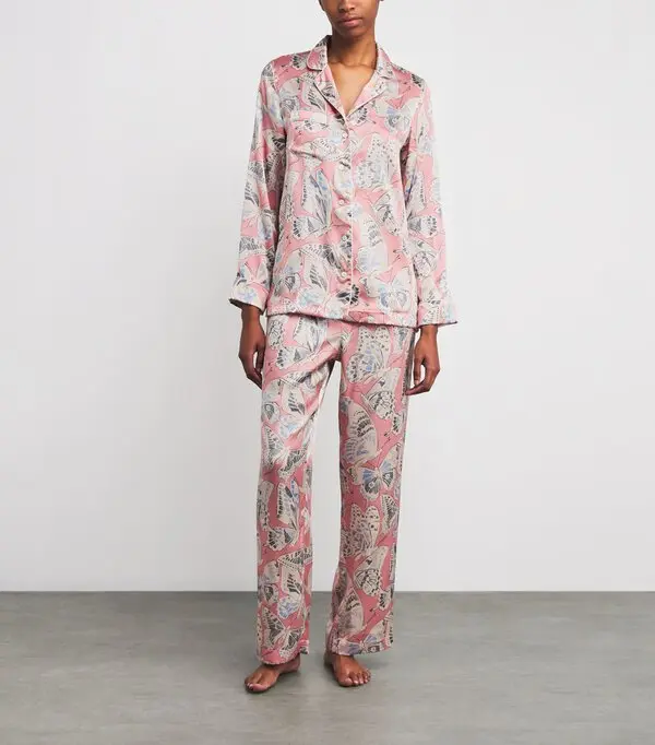 Derek Rose Silk Brindisi Pyjama Set