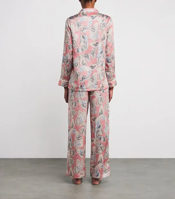 Derek Rose Silk Brindisi Pyjama Set