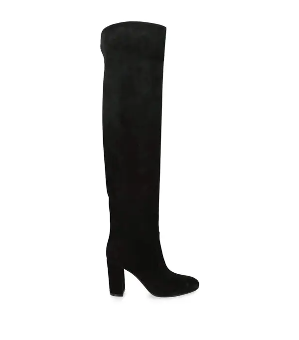 GIANVITO ROSSI Suede Over-the-knee Boots 85