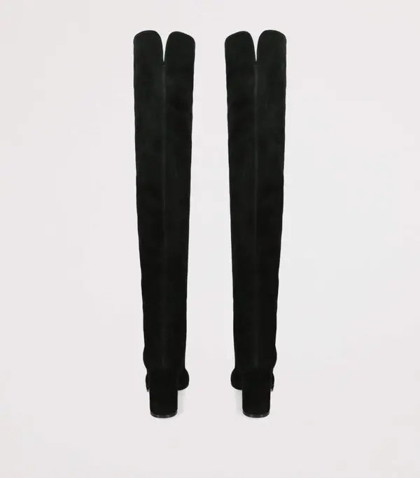 GIANVITO ROSSI Suede Over-the-knee Boots 85