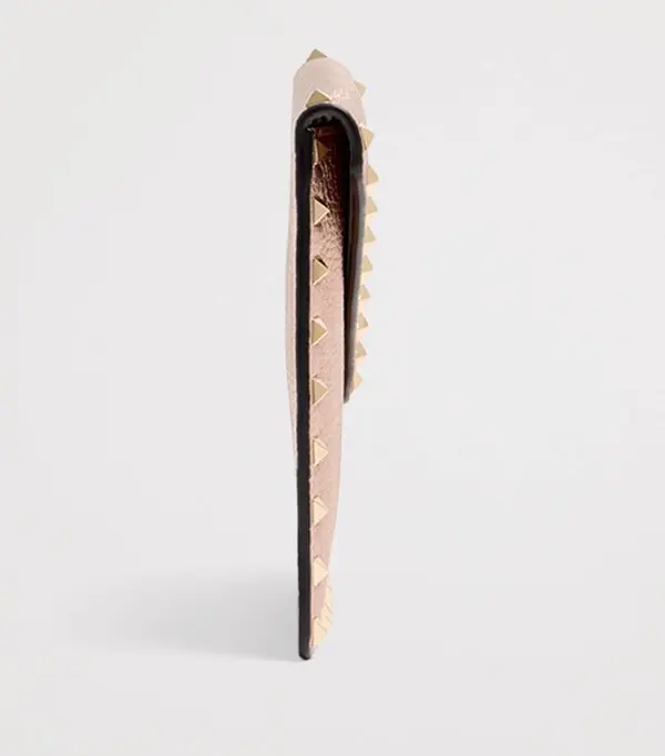 Valentino Garavani Calfskin Rockstud Detail Clutch