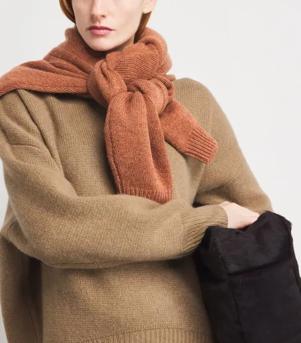 Le Kasha Organic Cashmere Nantes Sweater - Brown