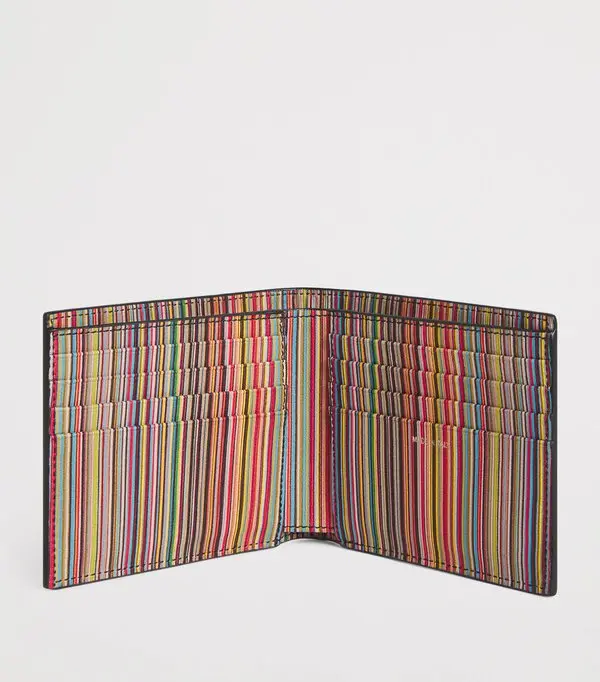 Paul Smith Leather Stripe Insert Bifold Wallet