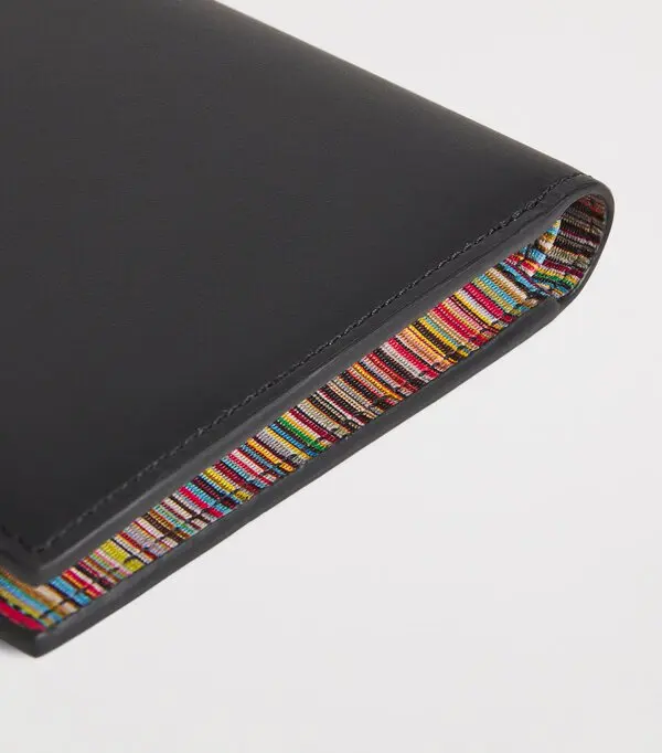 Paul Smith Leather Stripe Insert Bifold Wallet