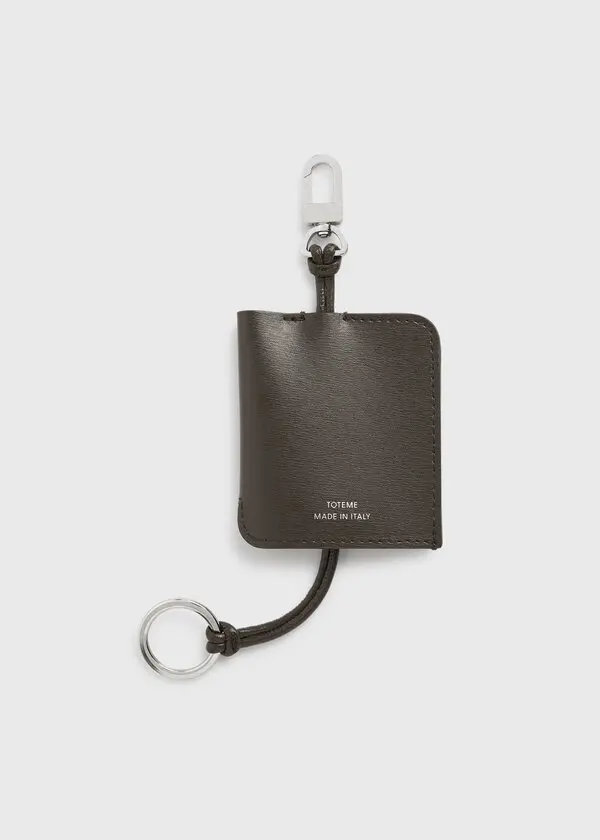 TOTEME Leather Keyring - Bark
