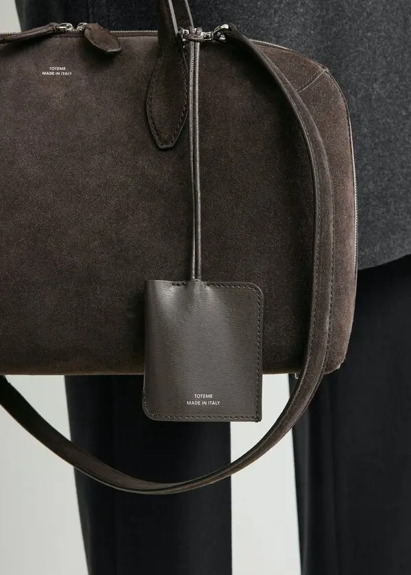 TOTEME Leather Keyring - Bark