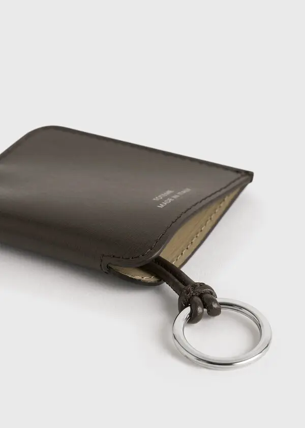 TOTEME Leather Keyring - Bark