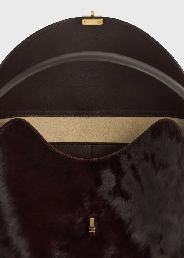 TOTEME T-lock Pony Hair Top Handle