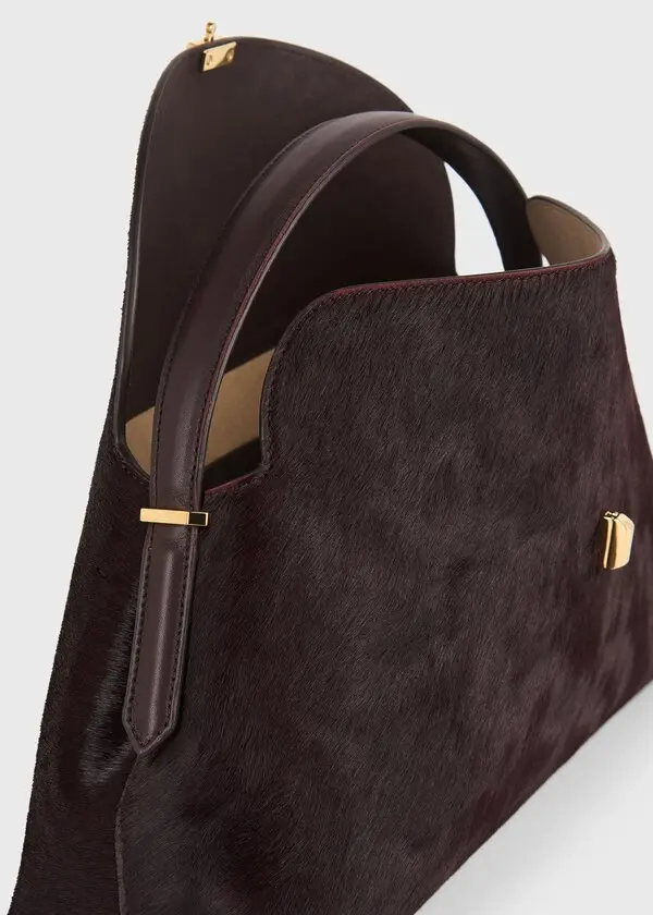 TOTEME T-lock Pony Hair Top Handle