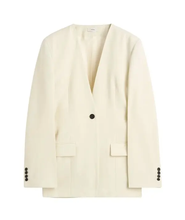TOTEME Single-button Slouch Blazer - Off-white