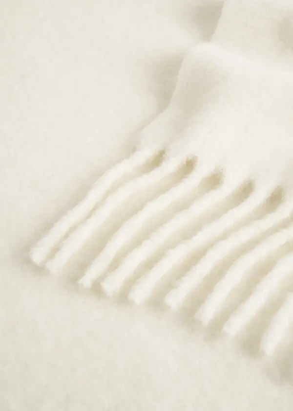 TOTEME Fuzzy Scarf - White