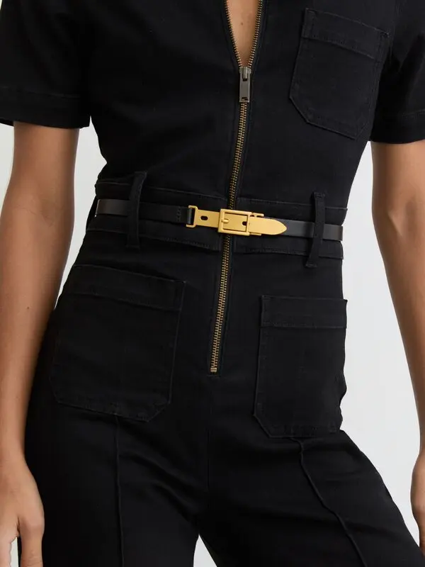 REISS Cora Buckle Belt