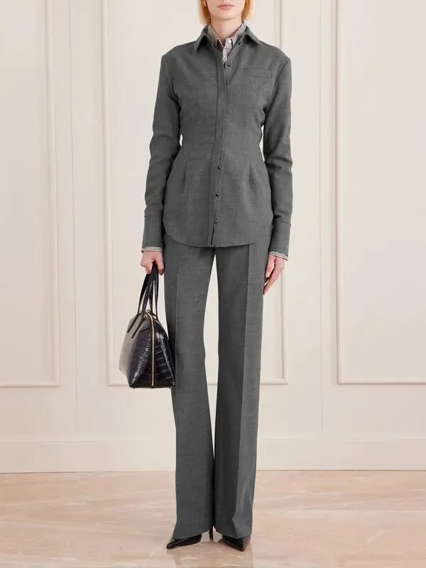 Tove Lora Woven Flared Trousers
